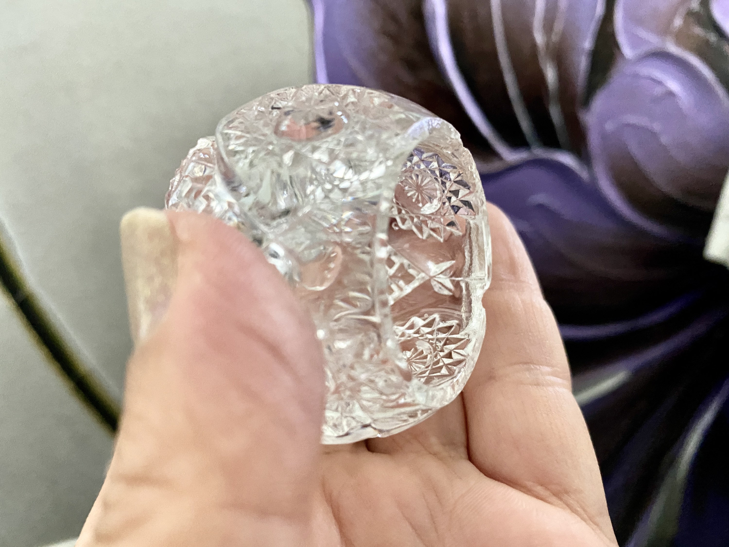 Crystal Glass Salt Cellars Dining Table Spice Serving | Etsy