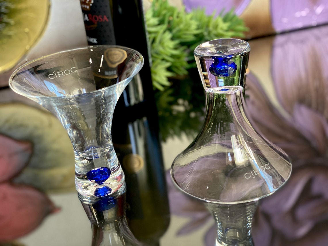 Cone Drinking Glasses Ciroc Vodka Set Cocktail Party Ice Cream - Etsy