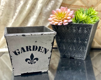 White Distressed Box - Etsy