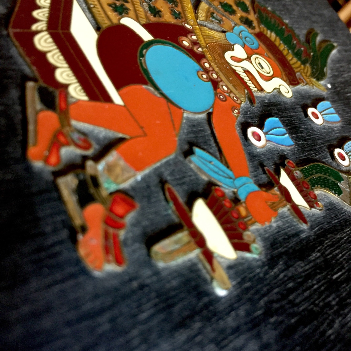 Aztec Rain God Mexican Art Mayan Calendar March Birthday | Etsy