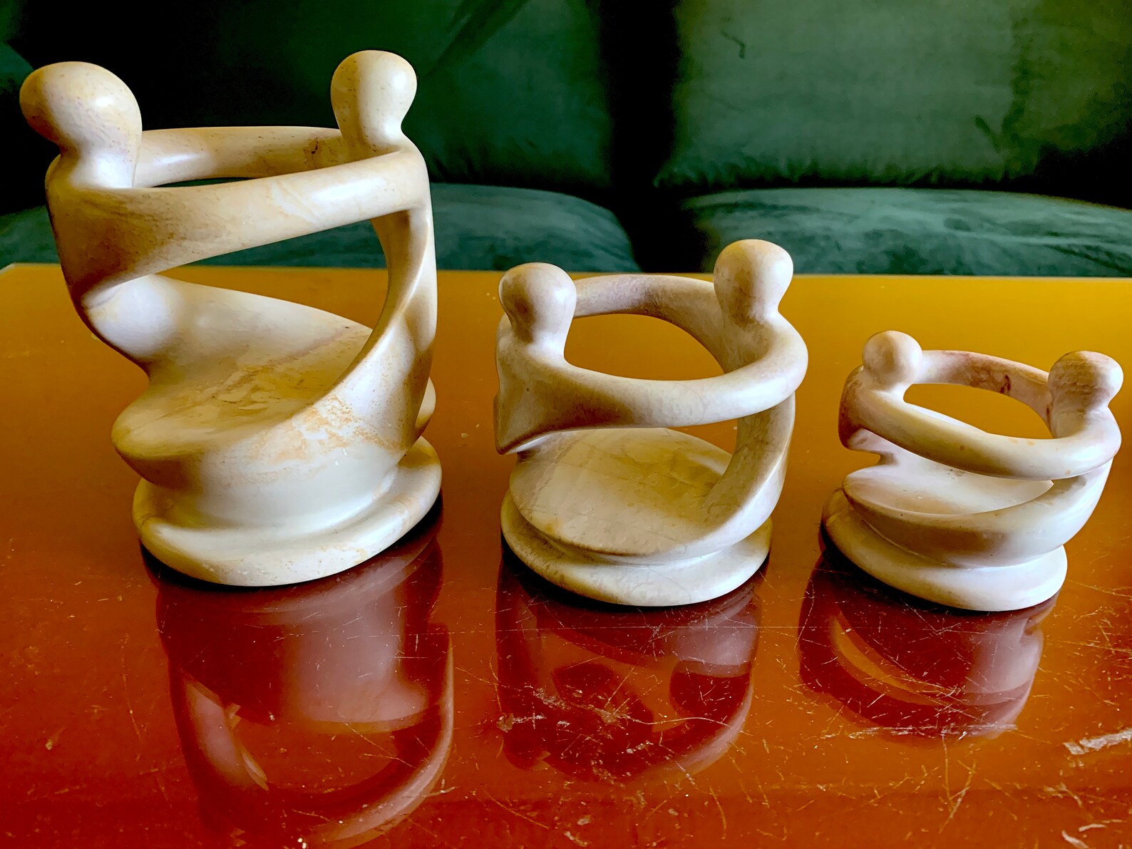 Circle of Friends Sculpture Stone Art Candleholder Wedding - Etsy