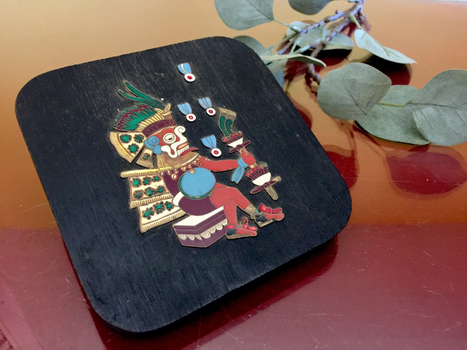 Aztec Rain God Mexican Art Mayan Calendar March Birthday Artacoxpan ...