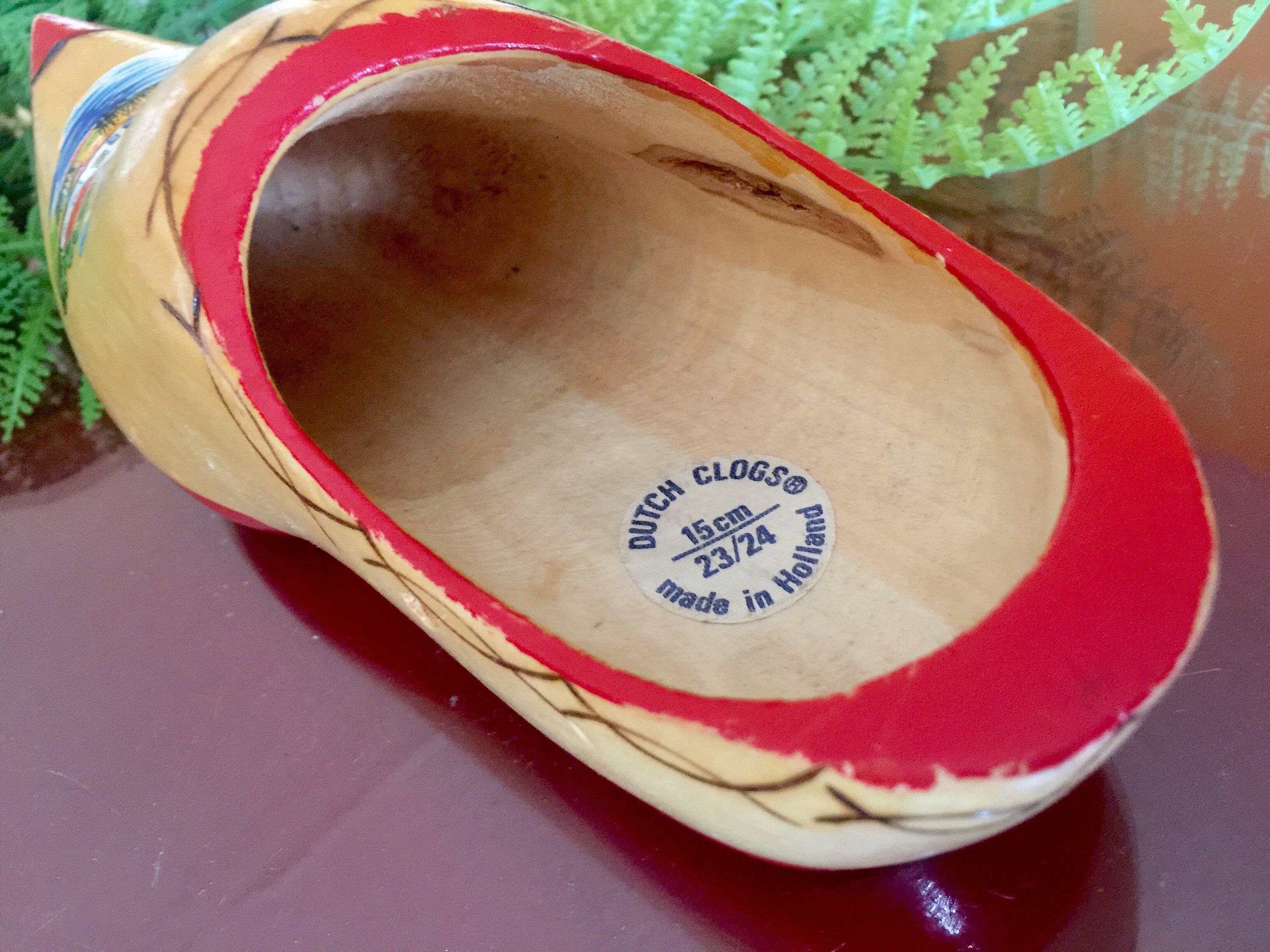 Dutch Clog Klompen Wooden Shoe Holland Windmill Folk Art - Etsy