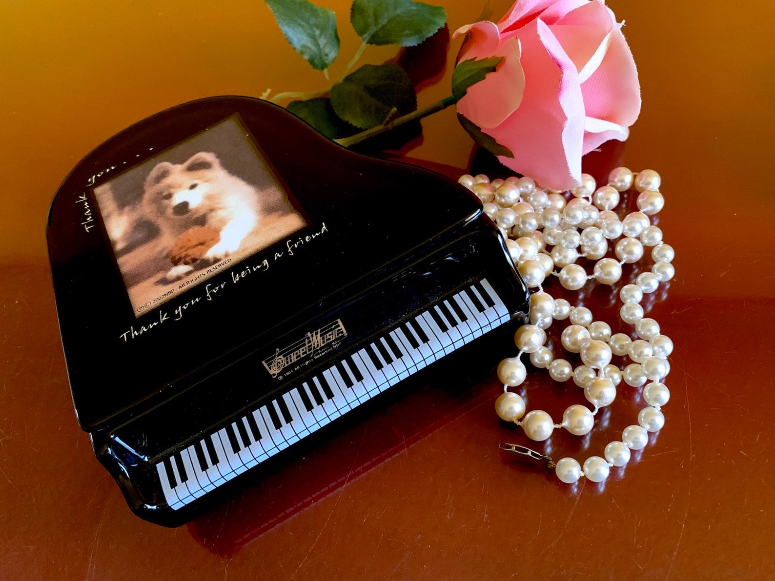 Grand Piano Trinket Box Ring Jewelry Holder Black White - Etsy