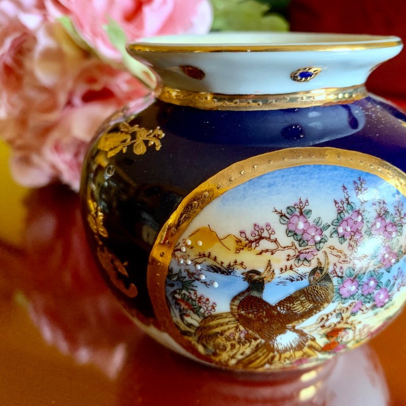 Pheasant Vase - Etsy