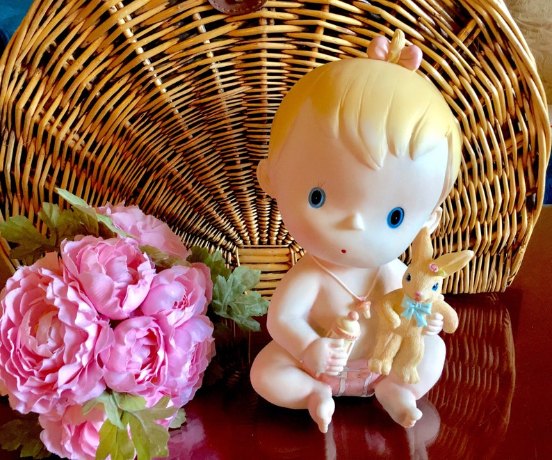 Baby Doll Statue Large Centerpiece Big Eyed Cake Topper Shower Decor ...