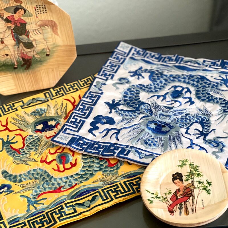 Chinese Cloth Placemats - Etsy