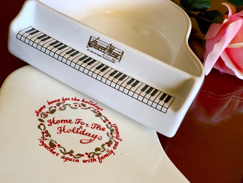 Grand Piano Trinket Box Ring Jewelry Holder Black White - Etsy