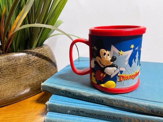 Mickey Mouse Plastic Cup With Handle