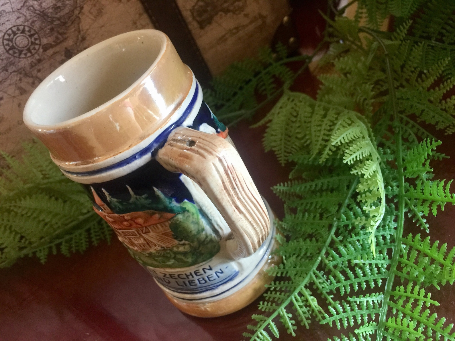 German Vintage Beer Tankard Ceramic Oktoberfest Bavarian - Etsy