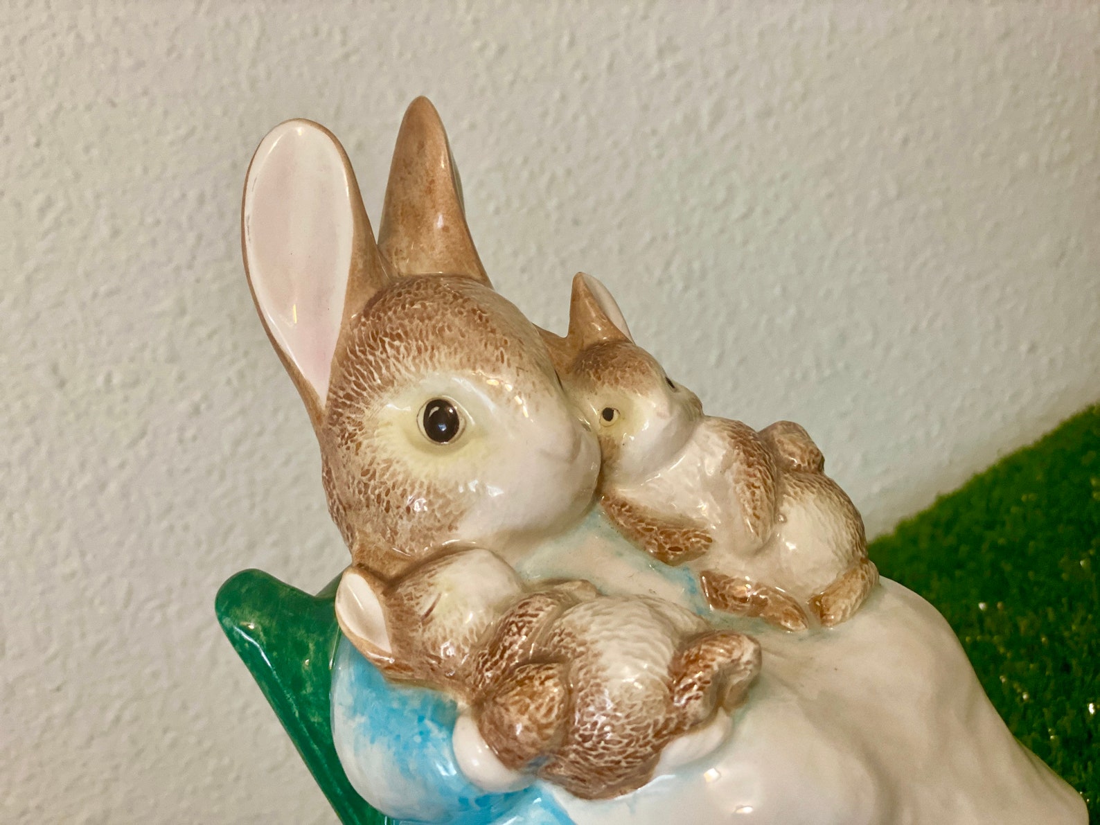 Coin Bank Mrs. Rabbit Rocking Chair Beatrix Potter Porcelain - Etsy UK