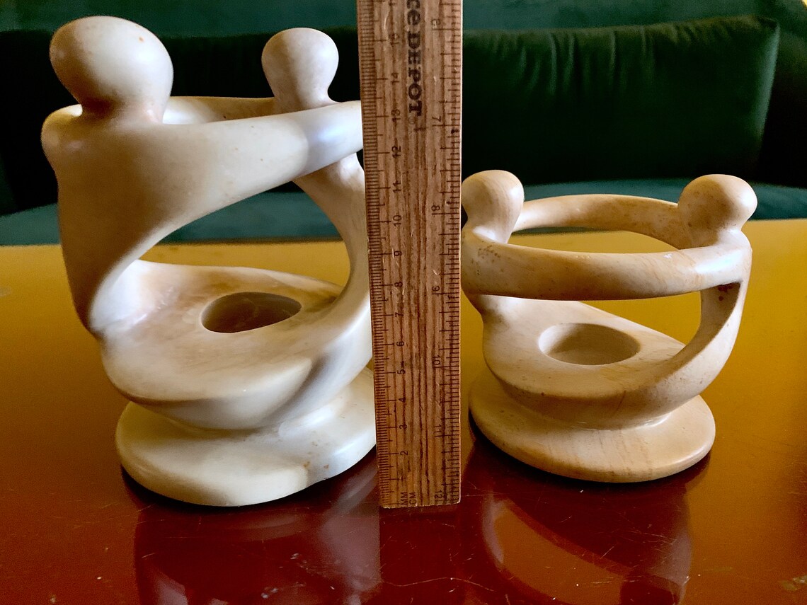 Circle of Friends Sculpture Stone Art Candleholder Wedding - Etsy