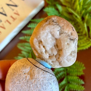 Doctor Figurine Pebble Art Stone Statue Physician Office Desk MD ...