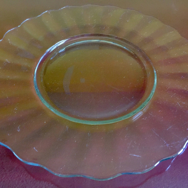 Large Glass Platter - Etsy