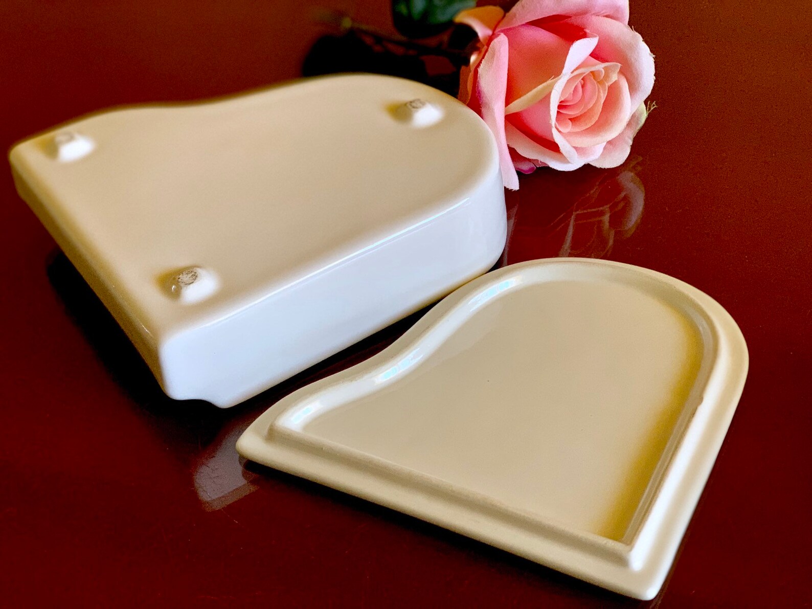 Grand Piano Trinket Box Ring Jewelry Holder Black White - Etsy