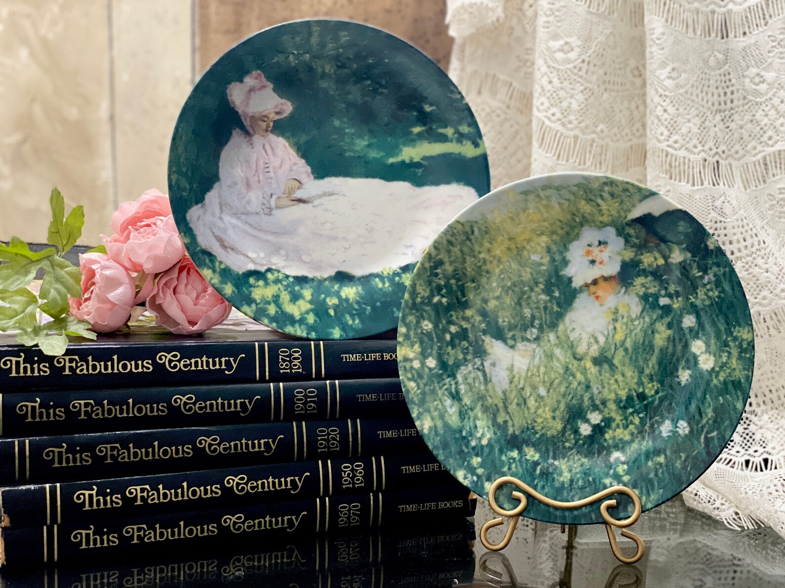 Claude Monet Impressionist Art Plate Victorian Painting Garden - Etsy