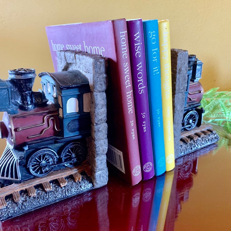 Train Bookends - Etsy