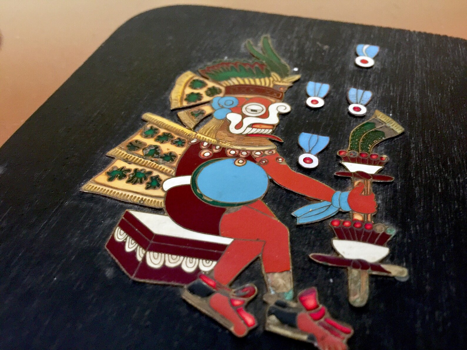 Aztec Rain God Mexican Art Mayan Calendar March Birthday Artacoxpan ...