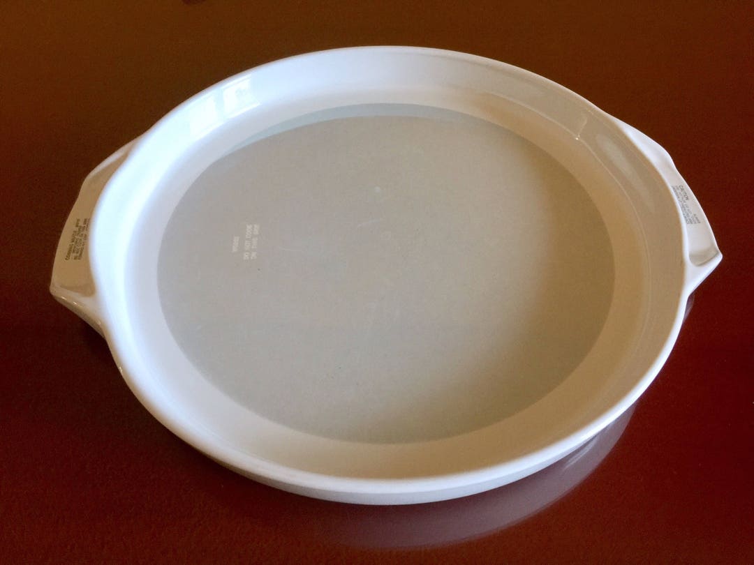 Corning Ware Microwave Crisper Round Baking Cooking Browning Pizza Dish ...