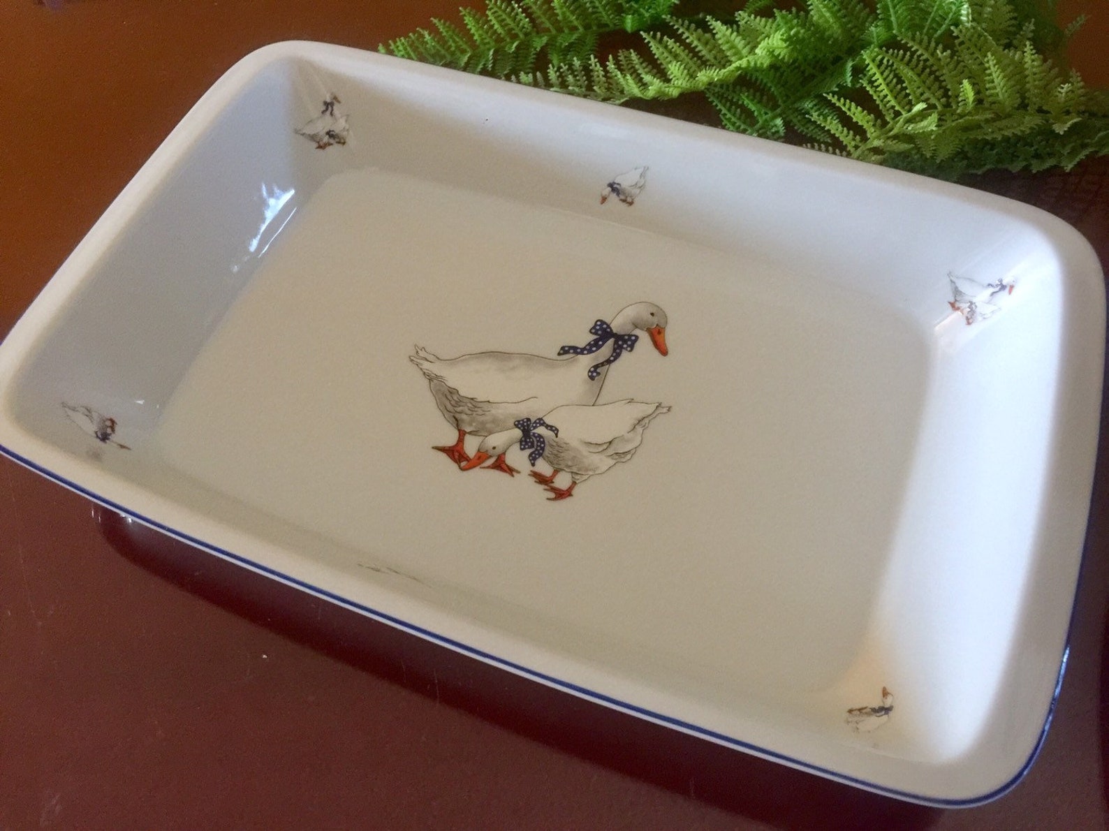 Mother Goose Ceramic Oven Baking Hot Dish Oval Rectangle | Etsy