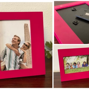 Pink Picture Frames Kids Girls Baby Shower Tabletop Photo Wall Hanging ...