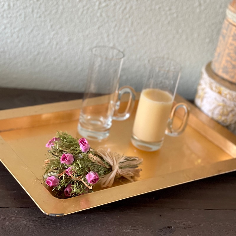 Gold Tray - Etsy