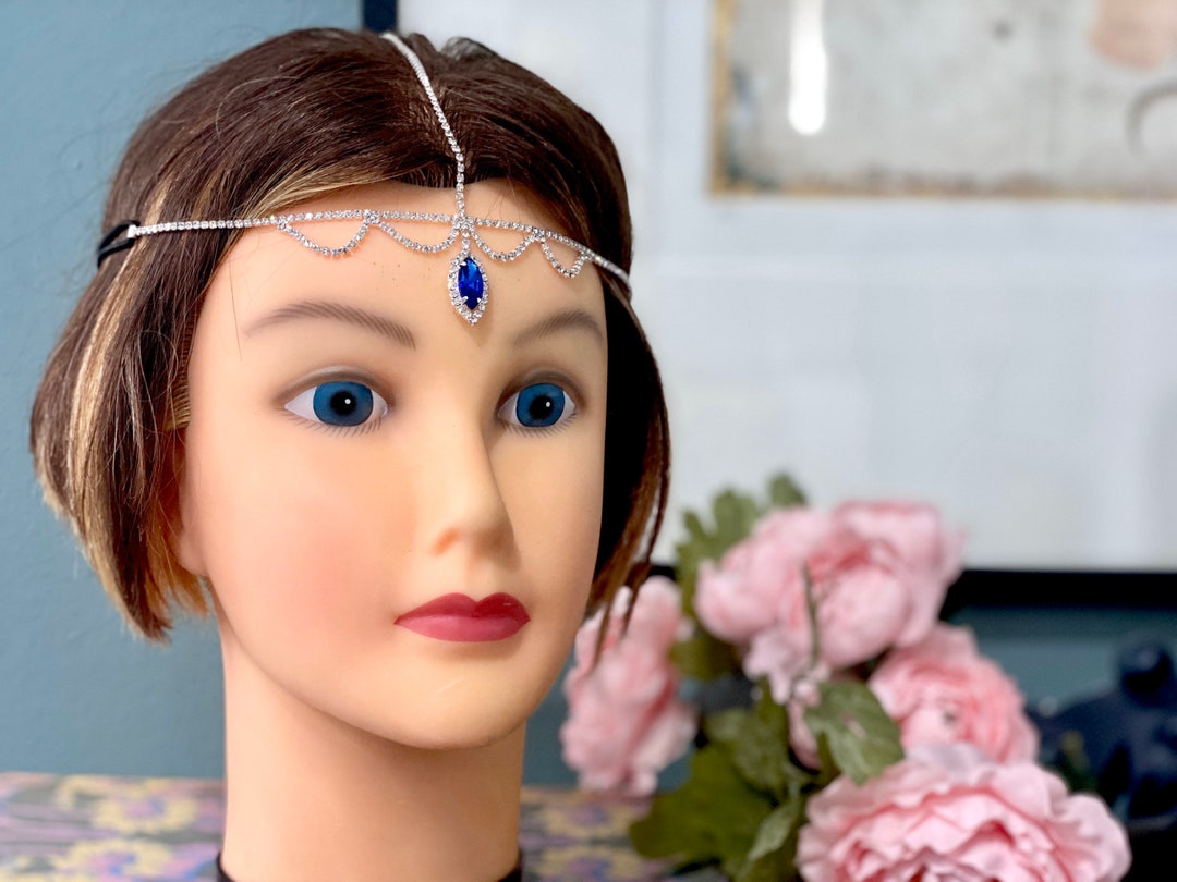 Rhinestone Head Chain Tiara Wedding Headpiece Fairy Headband Romantic