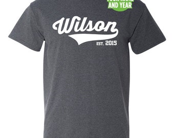 Last name shirts | Etsy