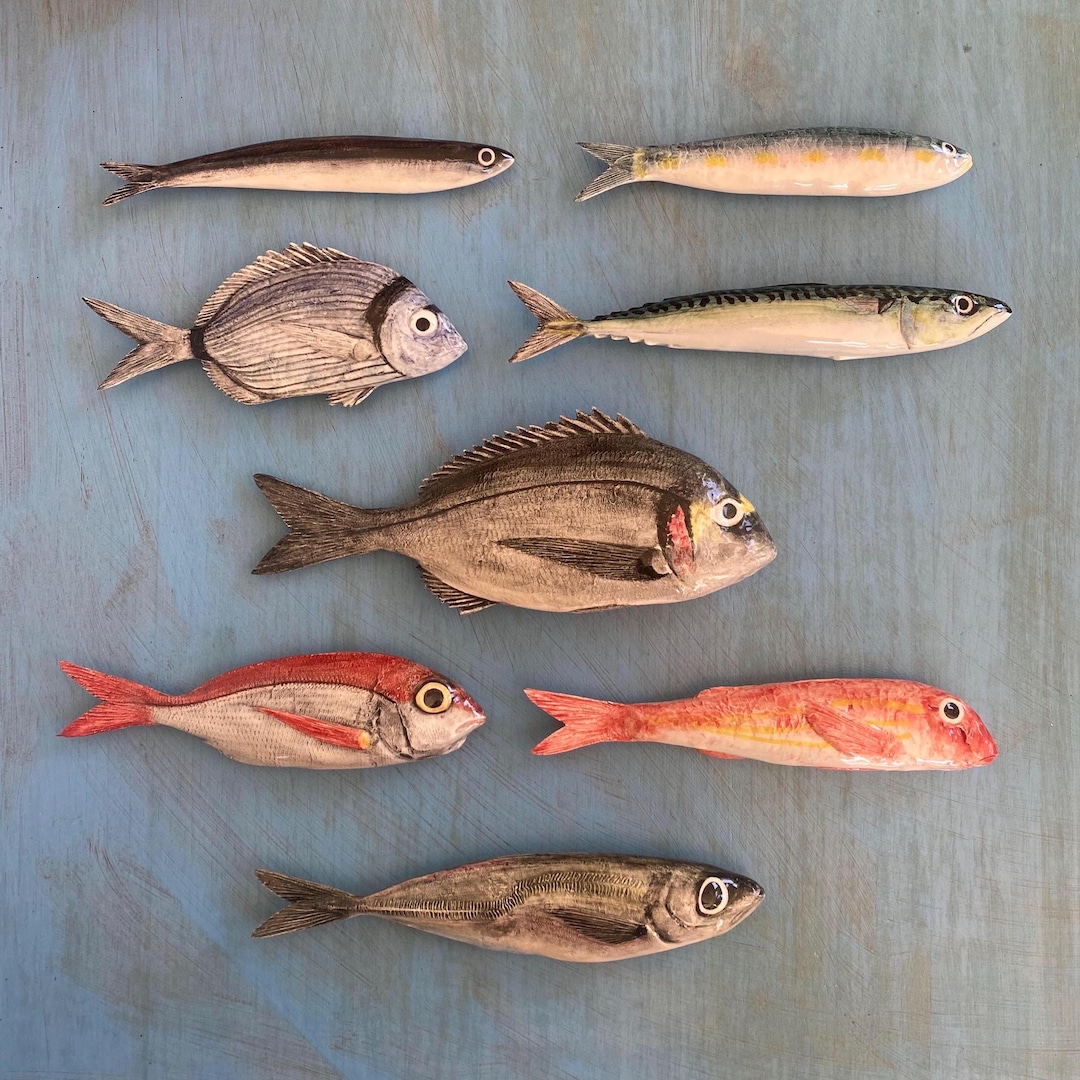 8 Fish: 1 Anchovy, 1 Sardine, 1 Red Mullet, 1 Mackerel, 1 Sea Bream, 1 ...
