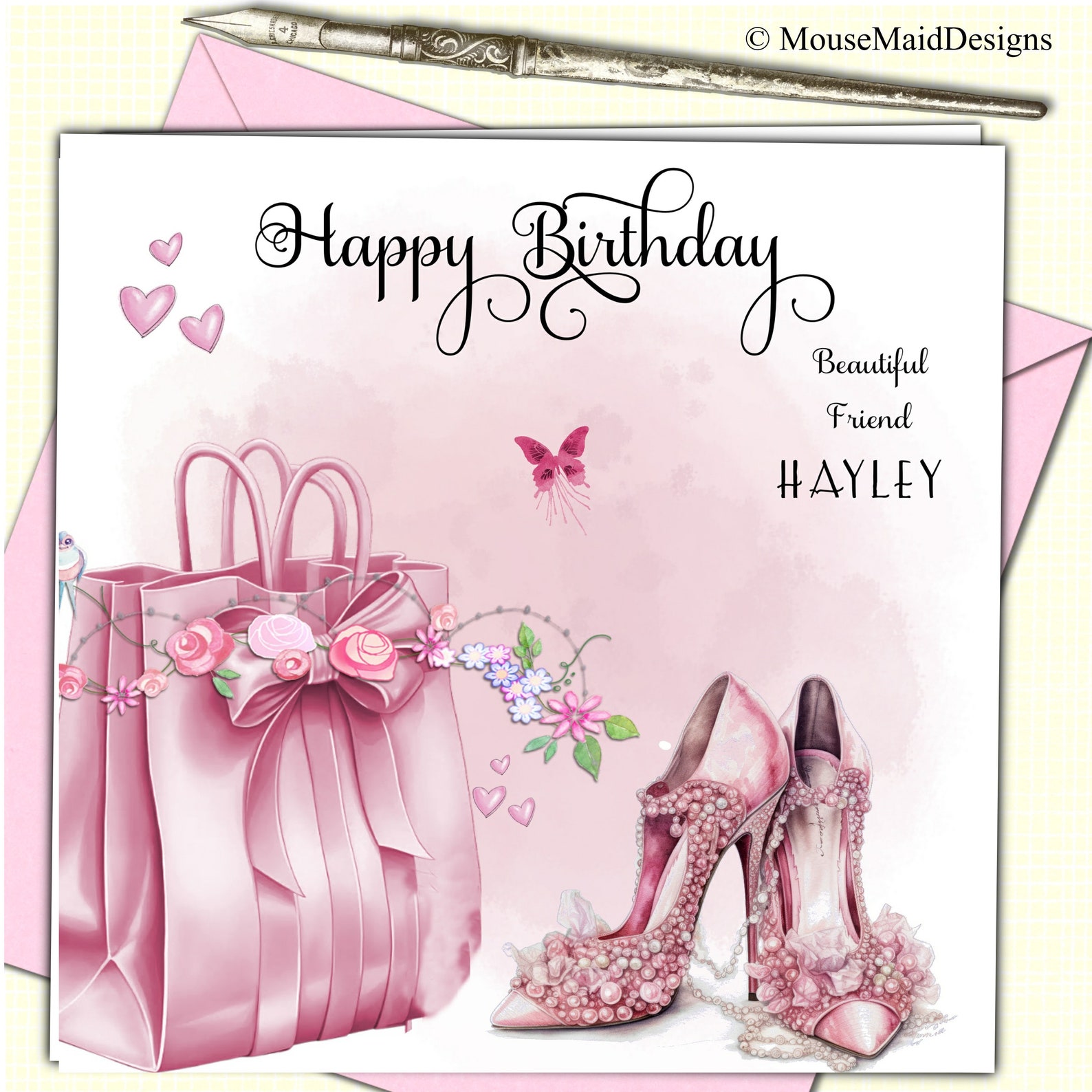 Personalised Birthday Card Great Grand Daughter Sister Friend Niece ...