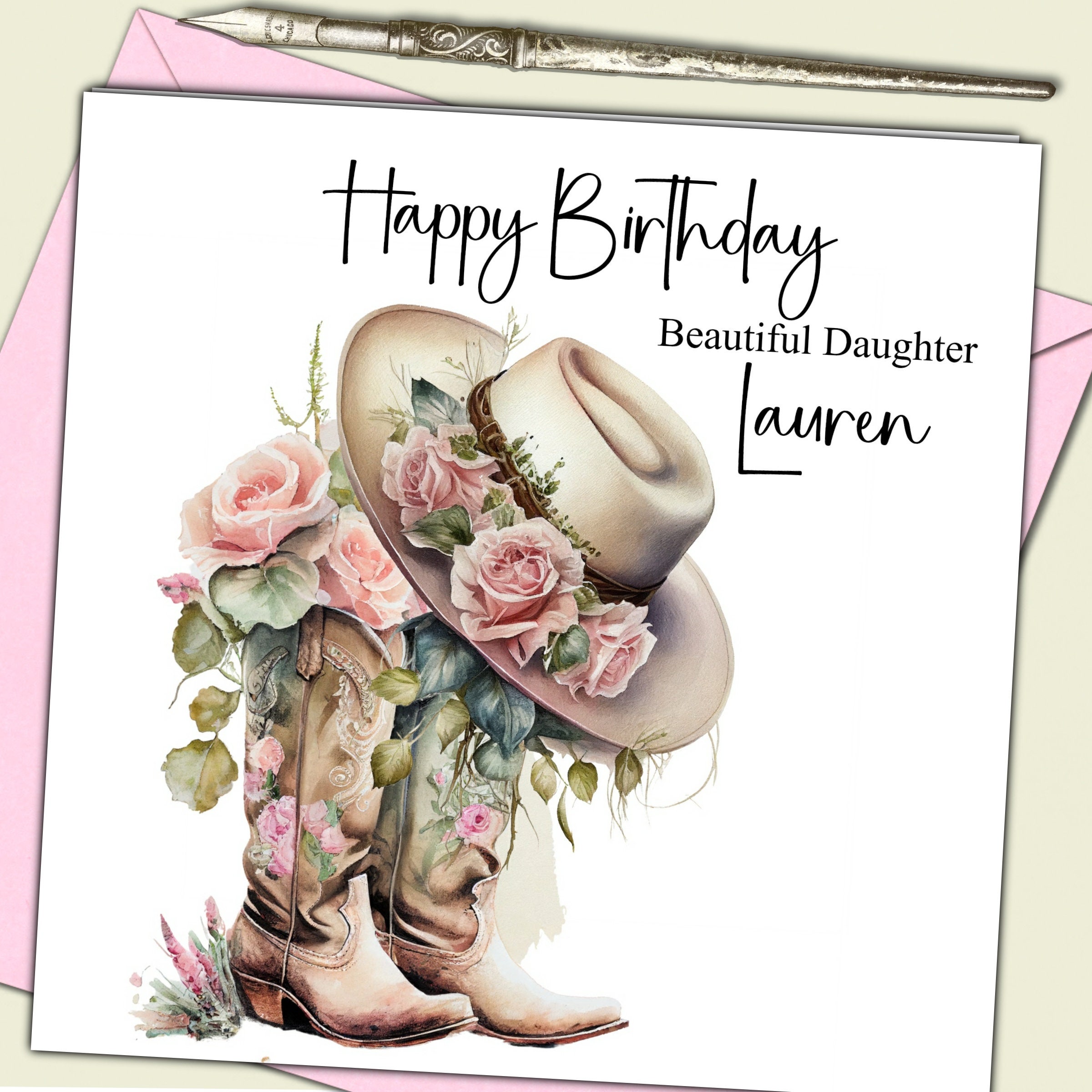 Birthday Card for Her Daughter Granddaughter Niece Wife Friend Great ...