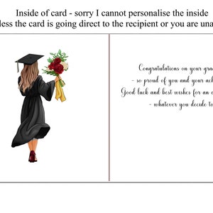 Personalised Graduation Card Female Daughter Great Granddaughter ...