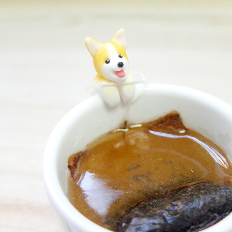 Corgi Tea Bag Holder Corgi Lover Gift Pembroke Corgi Gifts | Etsy