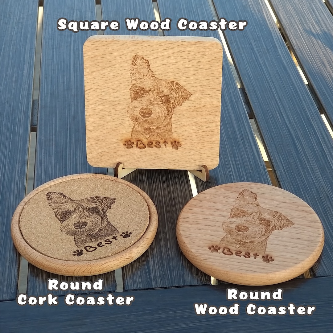 Custom Coasters With Stands - Custom Photo Coaster - Personalized ...