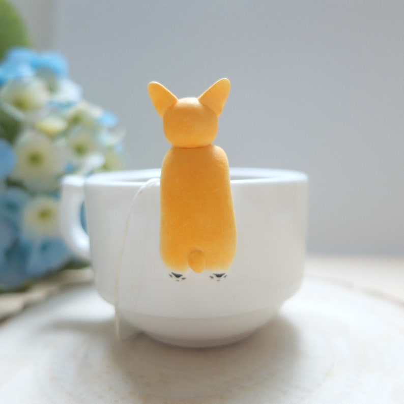 Corgi Tea Bag Holder - Corgi Lover Gift - Pembroke Corgi Gifts ...