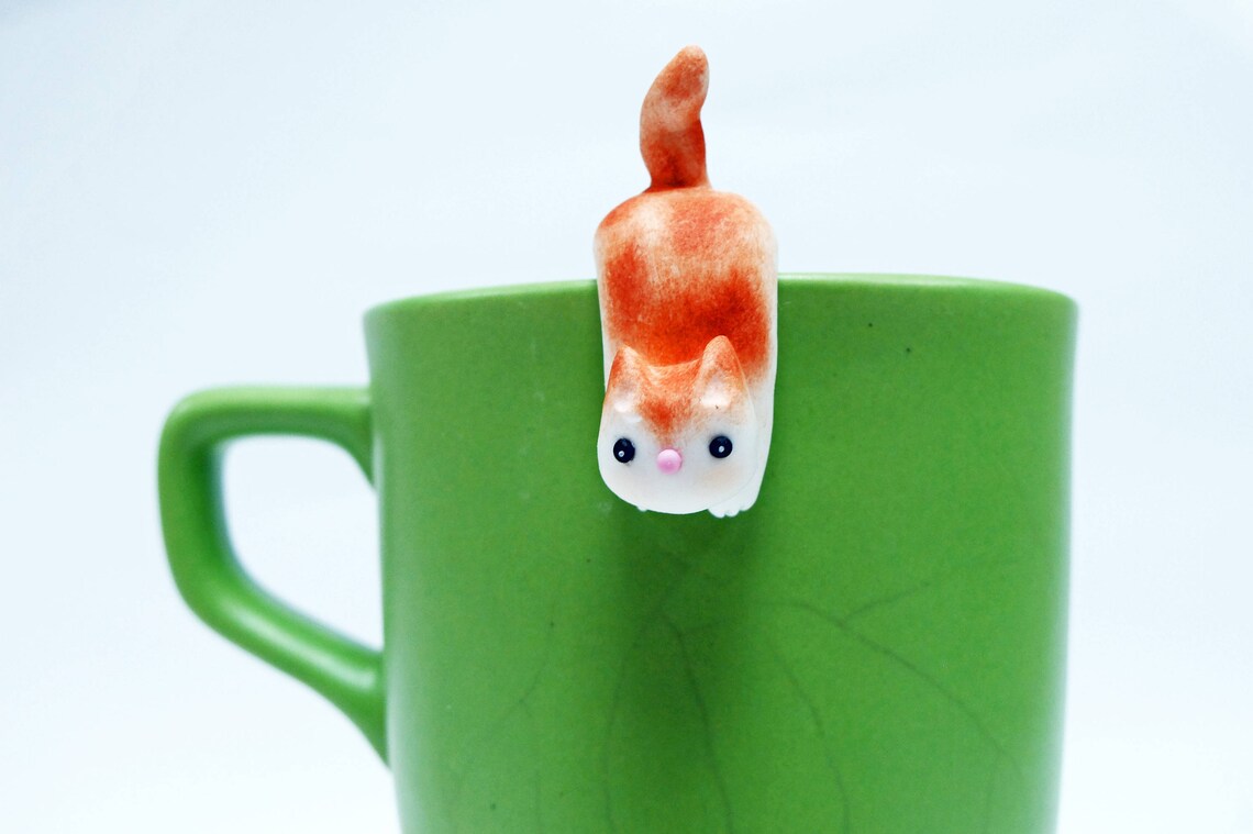 Cat Tea Bag Holder A Cute Cat Tea Pot Teabag Holder Cat - Etsy Hong Kong