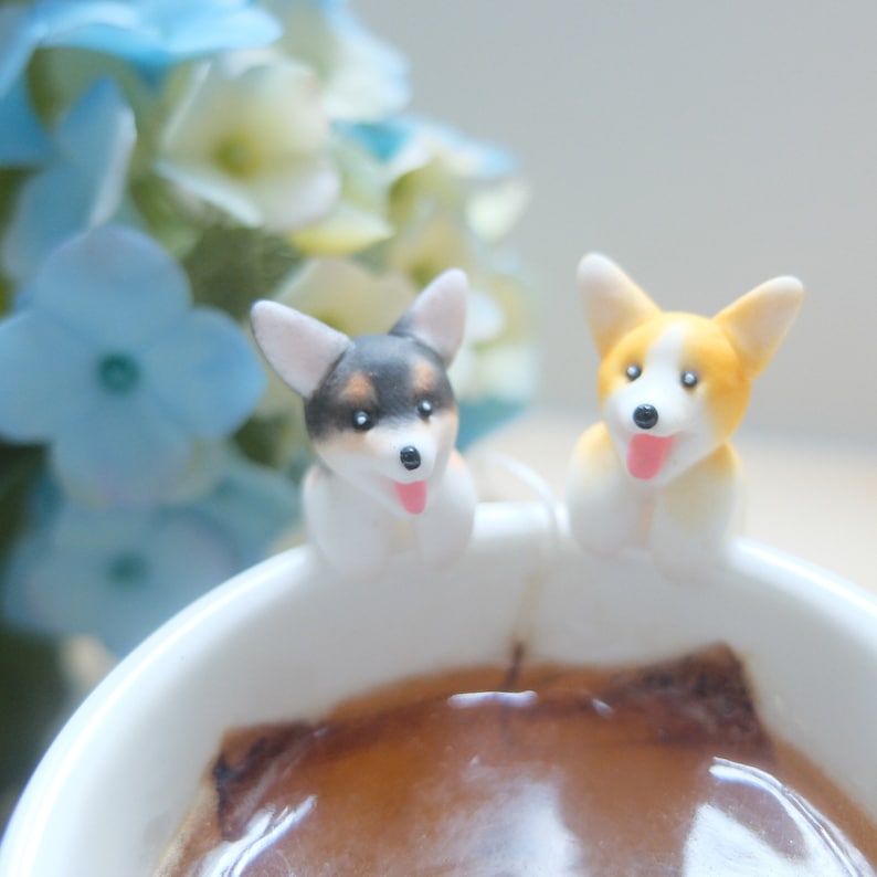 Corgi Tea Bag Holder - Corgi Lover Gift - Pembroke Corgi Gifts ...