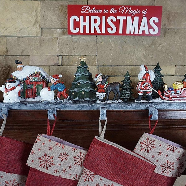 Christmas House Stocking Holder - Etsy