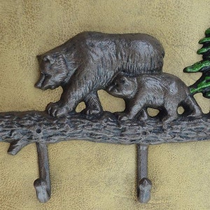Lulu Decor, Cast Iron Bear Key Holder and Coat Hook bear Hook - Etsy