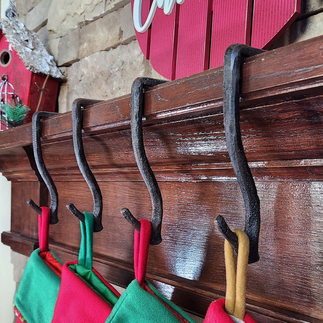 Branch Mantel Christmas Stocking Holders With Rubber Base for Better ...