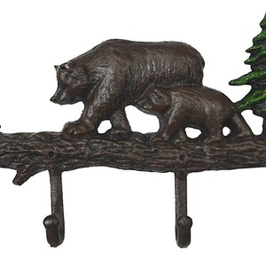 Lulu Decor, Cast Iron Bear Key Holder and Coat Hook bear Hook - Etsy