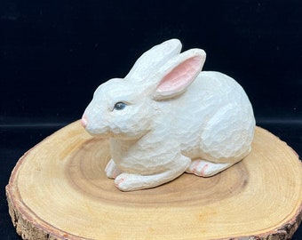 Plaster Rabbit | Etsy