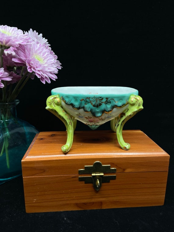 hand painted porcelain bone - Gem