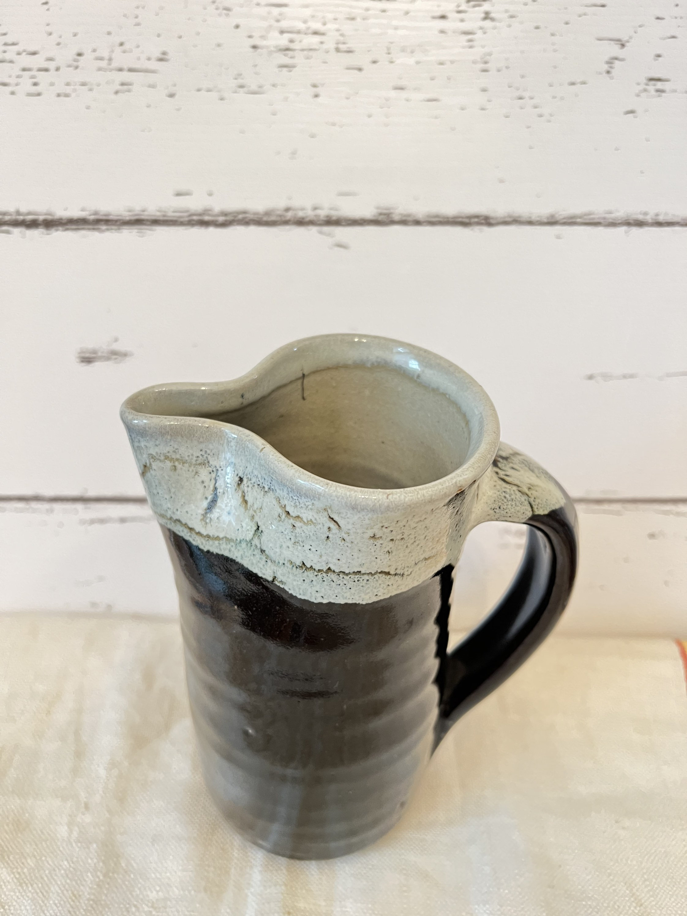 Vintage Hand Pinched Spout Art Pottery Pitcher Vase - Etsy