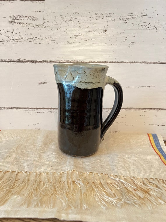 Vintage Hand Pinched Spout Art Pottery Pitcher Vase - Etsy