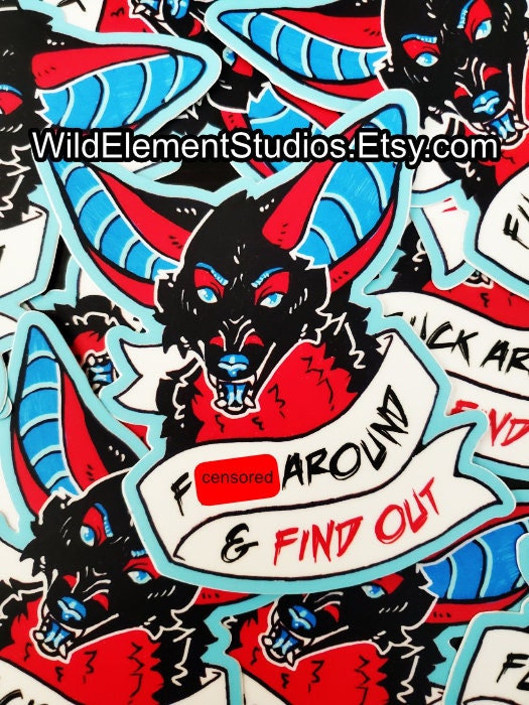 Sticker - F*ck Around and Find Out - FAAFO - Vinyl Vynil Sticker Anthro ...