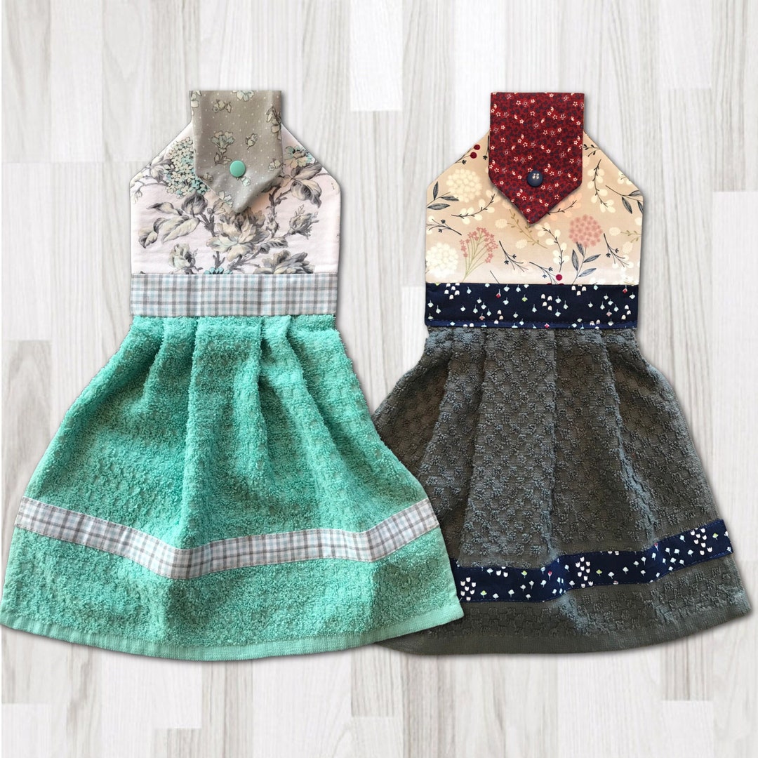 Narrow Hanging Kitchen Towel Snap on Hand Towel With 3-inch - Etsy