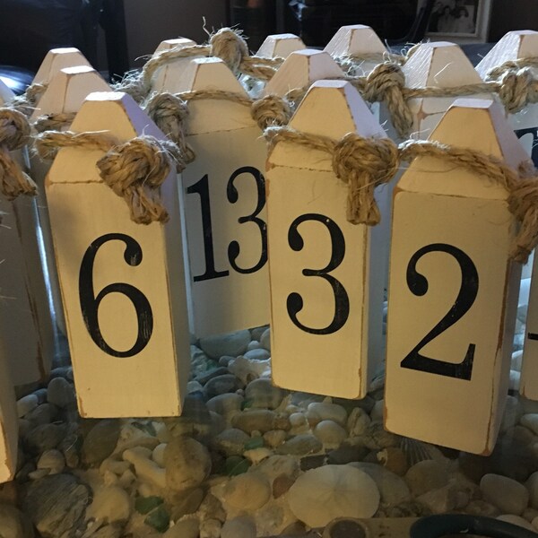 Nautical Table Numbers - Etsy