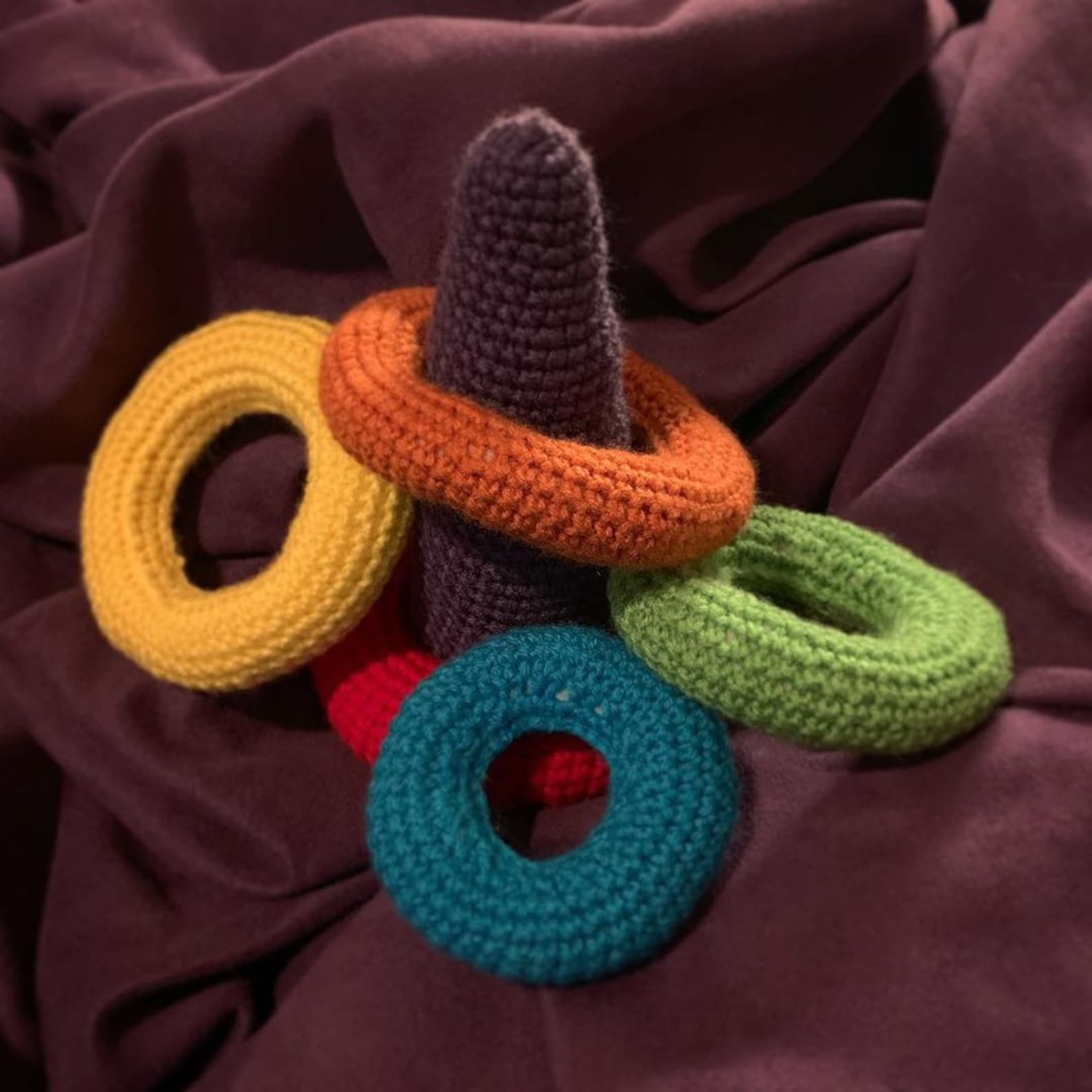 Adorable Rainbow Stacking Ring Set - Etsy