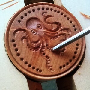 Octopus Corzetti Pasta Stamp Made in Fine Beech Wood From the Tuscan ...
